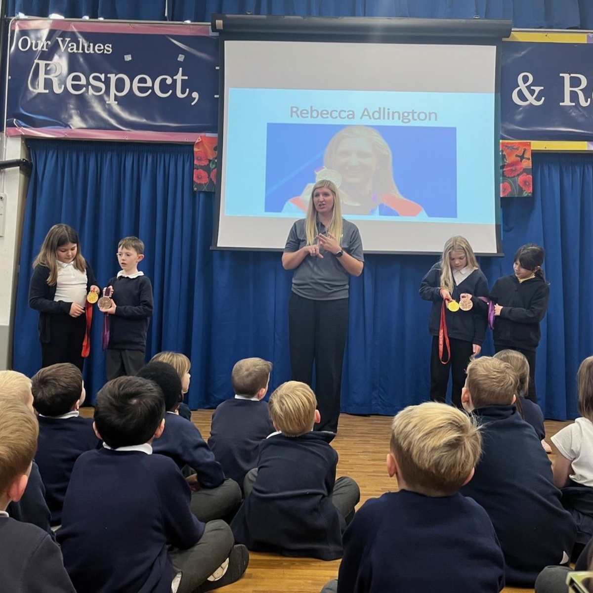 Thames View Primary School - Becky Adlington Visits